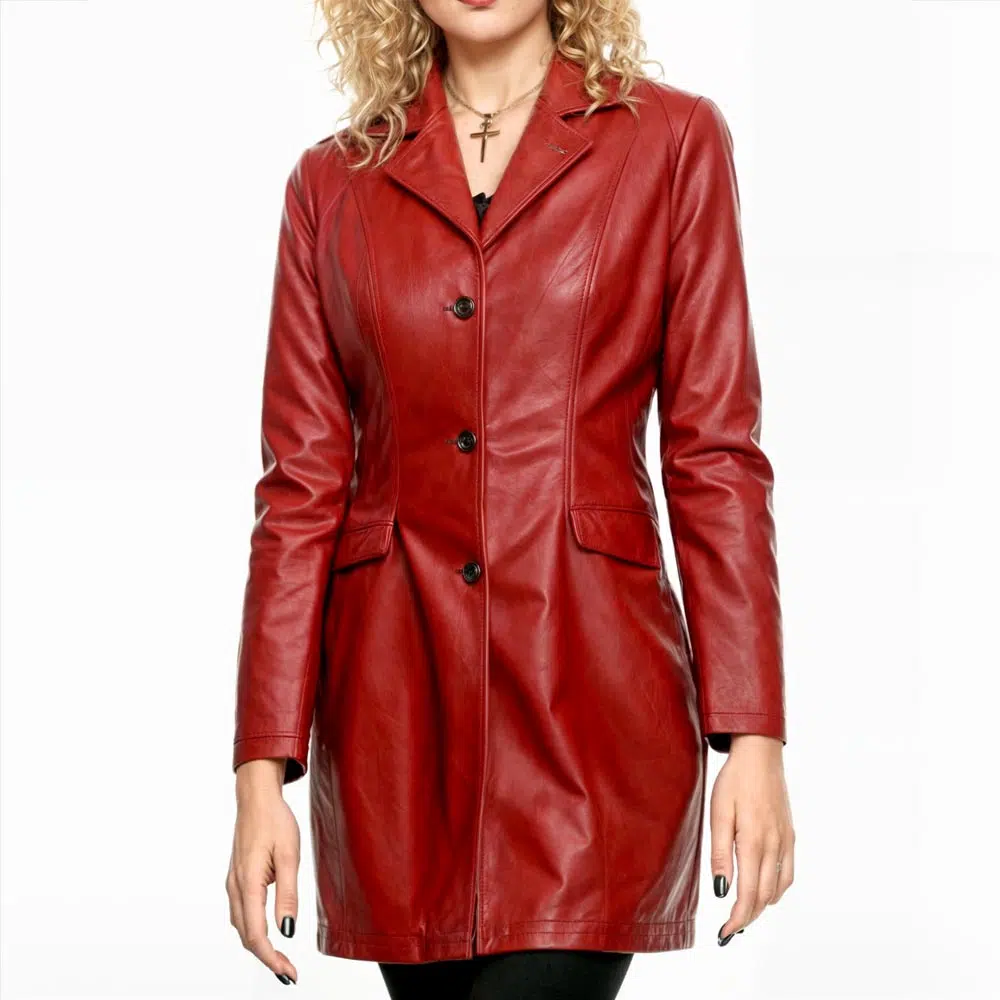 Buffy the Vampire Slayer Red Leather Jacket - Jacket Empire